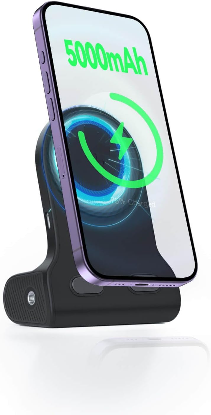 Amazon.com: ULANZI MA45 Magnetic Phone Camera Grip Holder, Bluetooth ...