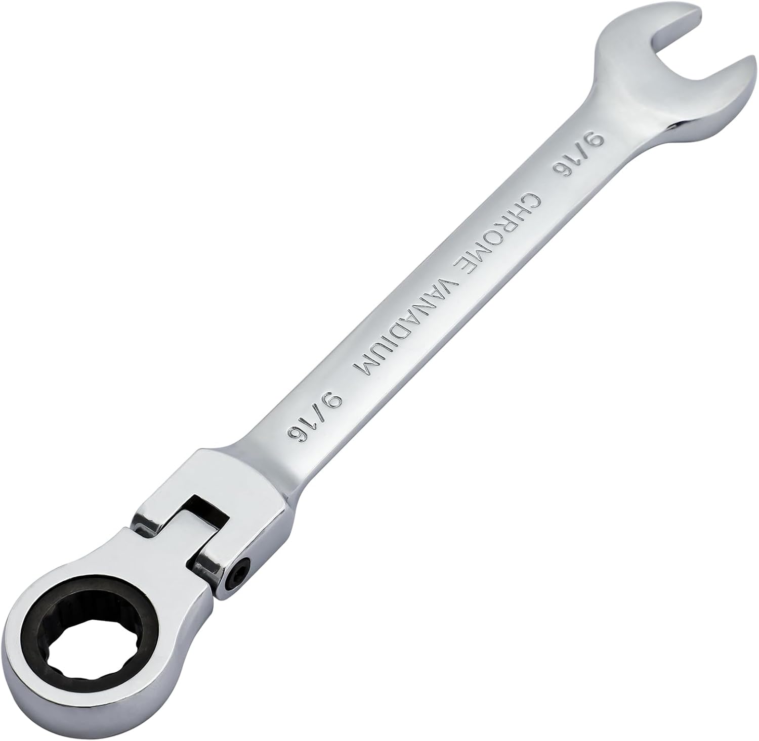 Pilida 9/16 Inch Ratcheting Wrench SAE Flexible Head Gear Combination ...