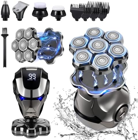 Amazon.com: Upgraded Head Shavers for Bald Men, BestMal 6 in 1 Bald ...