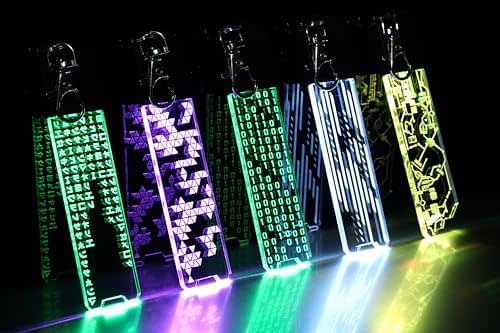 Amazon.com: Futuristic Cyber LED Keychain | Different Designs - Circuit ...