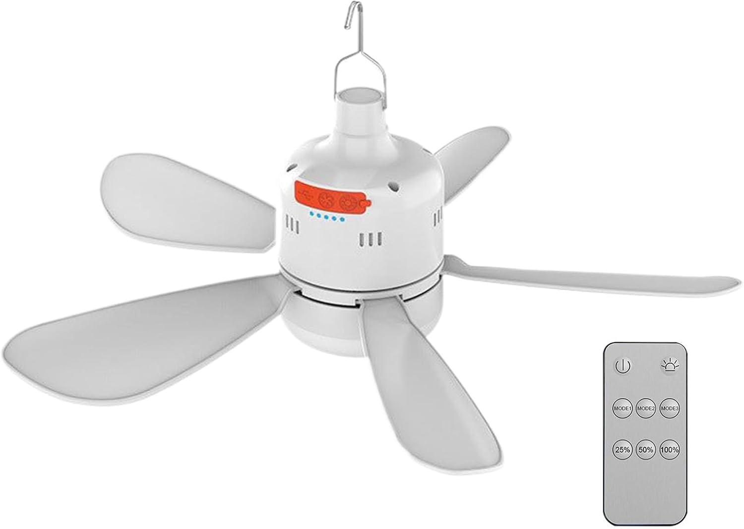 Camping Ceiling Fan - Portable Ceiling Fan | Tent, Outdoor Gazebo Fan ...