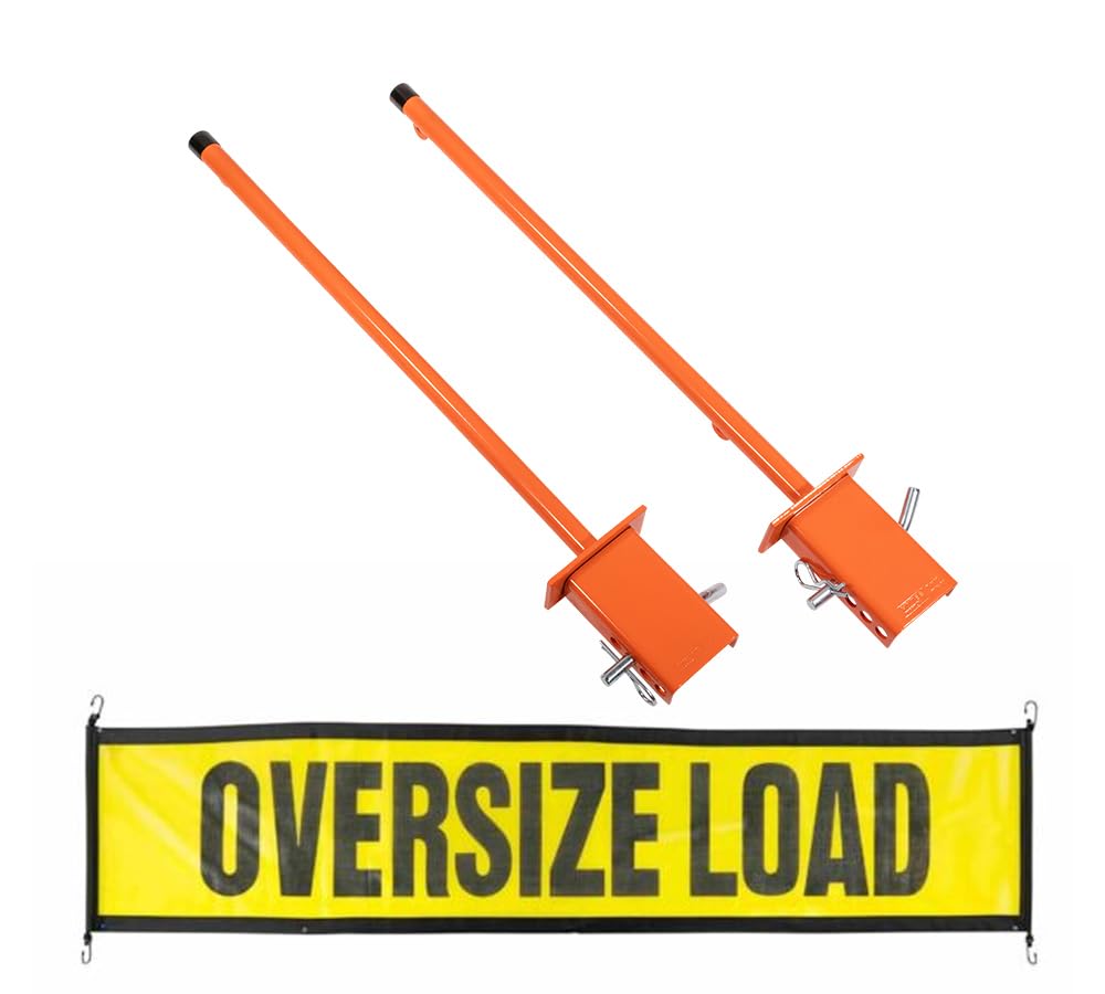 Amazon.com: Mytee Products 18"x84" Oversize Load Sign w/Bungee Cord ...