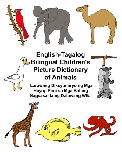 Buy English-Tagalog Bilingual Children's Picture Dictionary of Animals ...