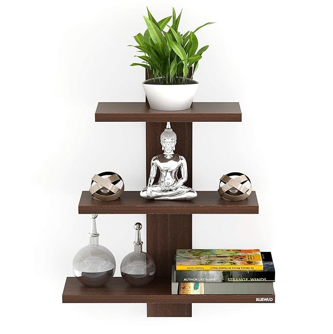 Super MART Floating Wall Shelf Multipurpose Rack Showpiece Stand for ...