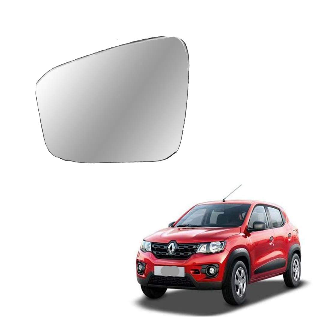 MACZO - orvm Left Side Rear View Mirror Glass Renault Kwid 2015-2020 ...