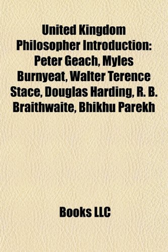 United Kingdom Philosopher Introduction: Peter Geach, Myles Burnyeat ...