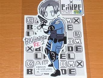 Amazon.co.jp: Leon Deformed Resident Evil RE2 Sticker B Side Label ...