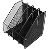 Amazon.com: MyGift Heavy Duty Black Metal Mesh File Rack, Document and ...