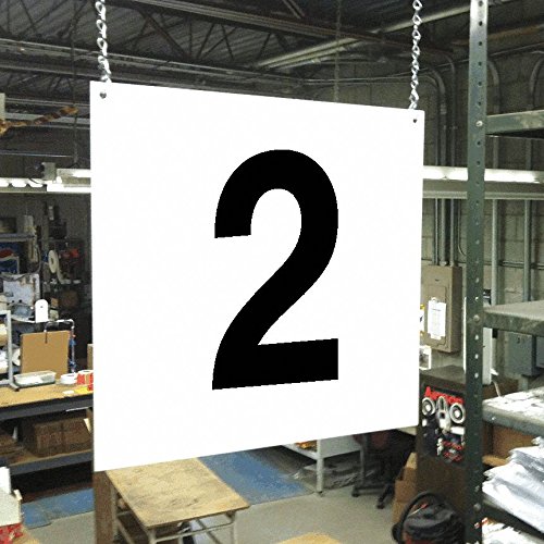Amazon.com: Hanging Aisle Sign, Legend 2 : Office Products