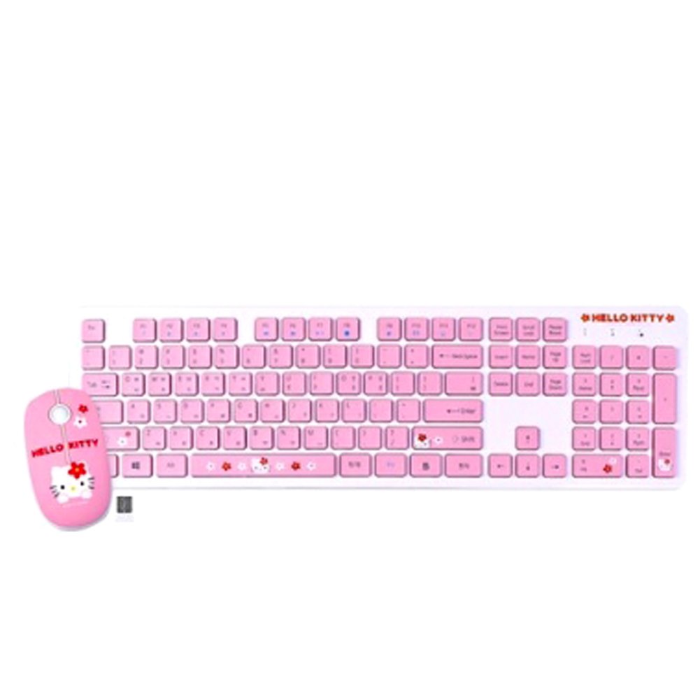 Buy [Digital Ventus] Hello Kitty Character Wireless Keyboard and Mouse ...
