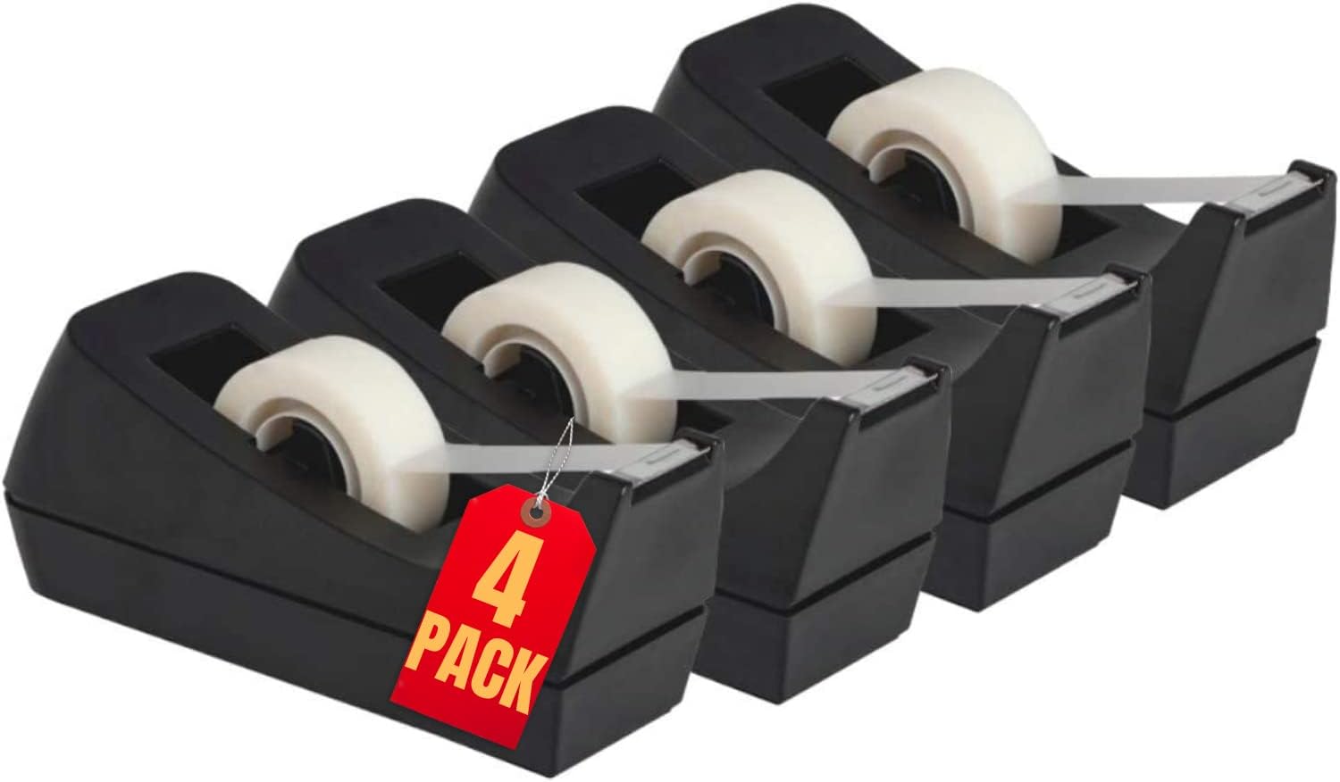 Amazon.com : Lanties 3 Pack Desktop Tape Dispenser Tape Roll Non Skid ...