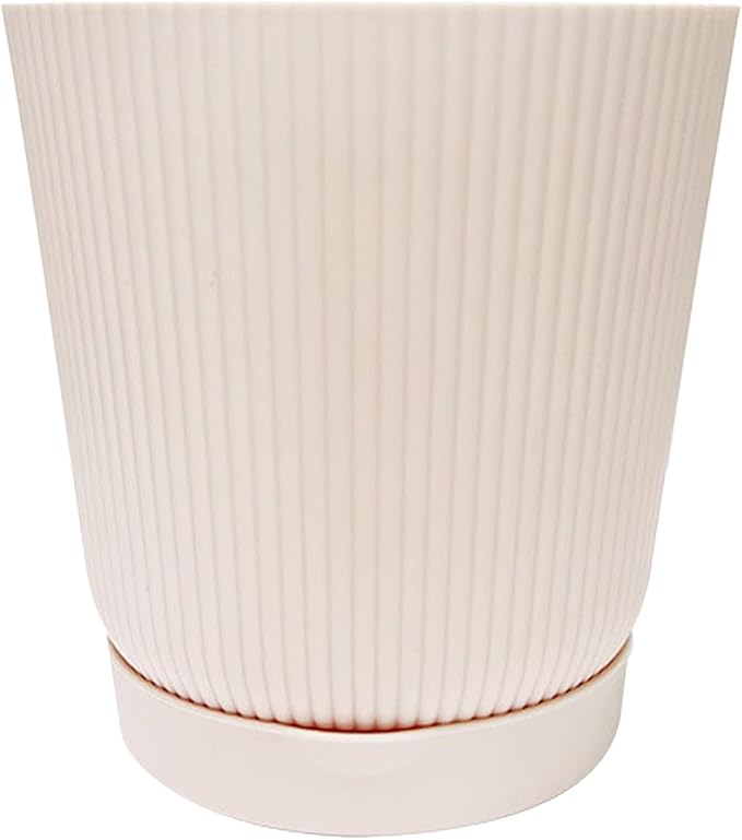 Amazon.com: Gooddyiyukey 4 Inch Plastic Indoor Flower Pots with ...