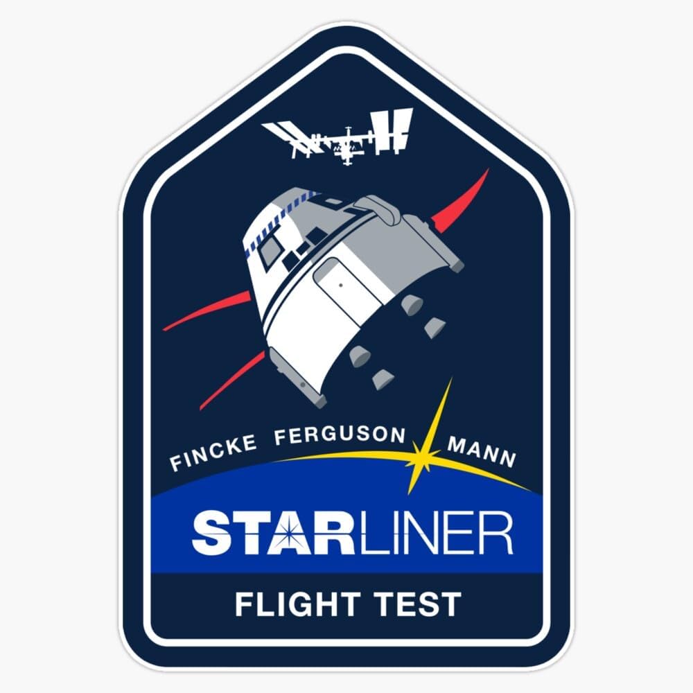 Amazon.com: MAGNET Nasa Boeing Starliner Flight Test Crew Patch ...