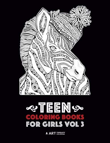 Teen Coloring Books For Girls: Vol 3: Detailed Drawings for Older Girls ...