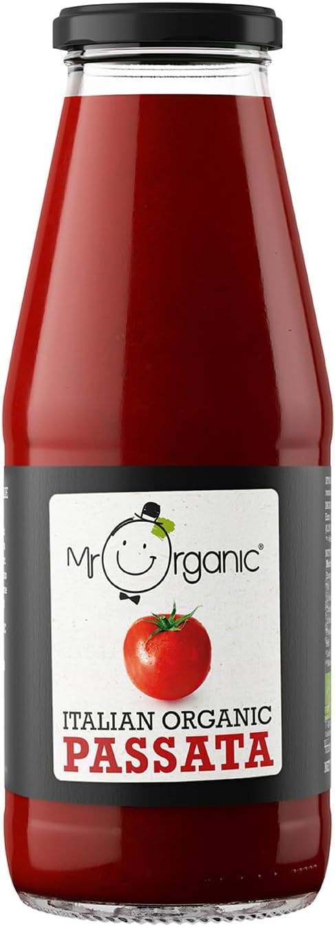 Mr Organic - Passata (400g bottles in a pack of 6) - Non-GMO, No ...