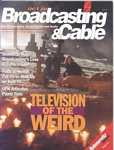 Broadcasting and Cable Magazine October 30, 1995 (X Files on Cover ...