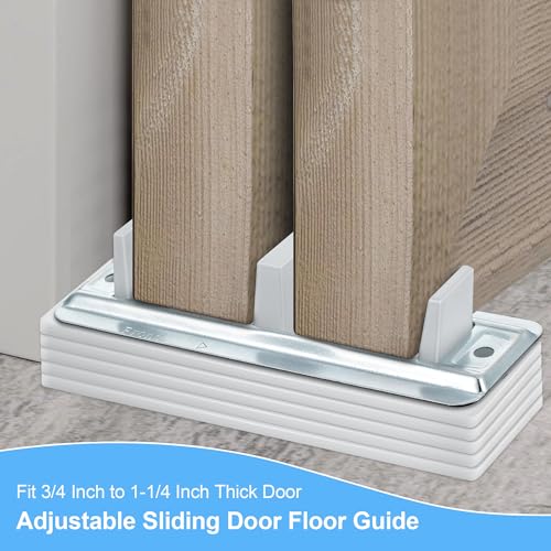 Snapklik.com : Sliding Closet Door Floor Guide, 4 Pcs Nylon Adjustable ...