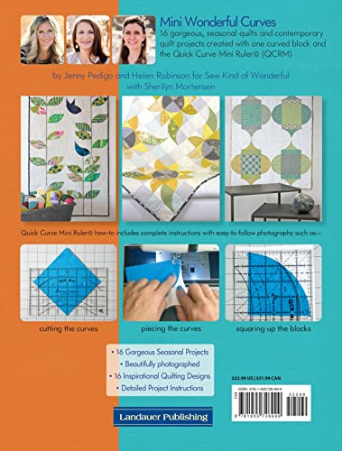 Snapklik.com : Mini Wonderful Curves: 16 Seasonal Quilt Projects Using ...