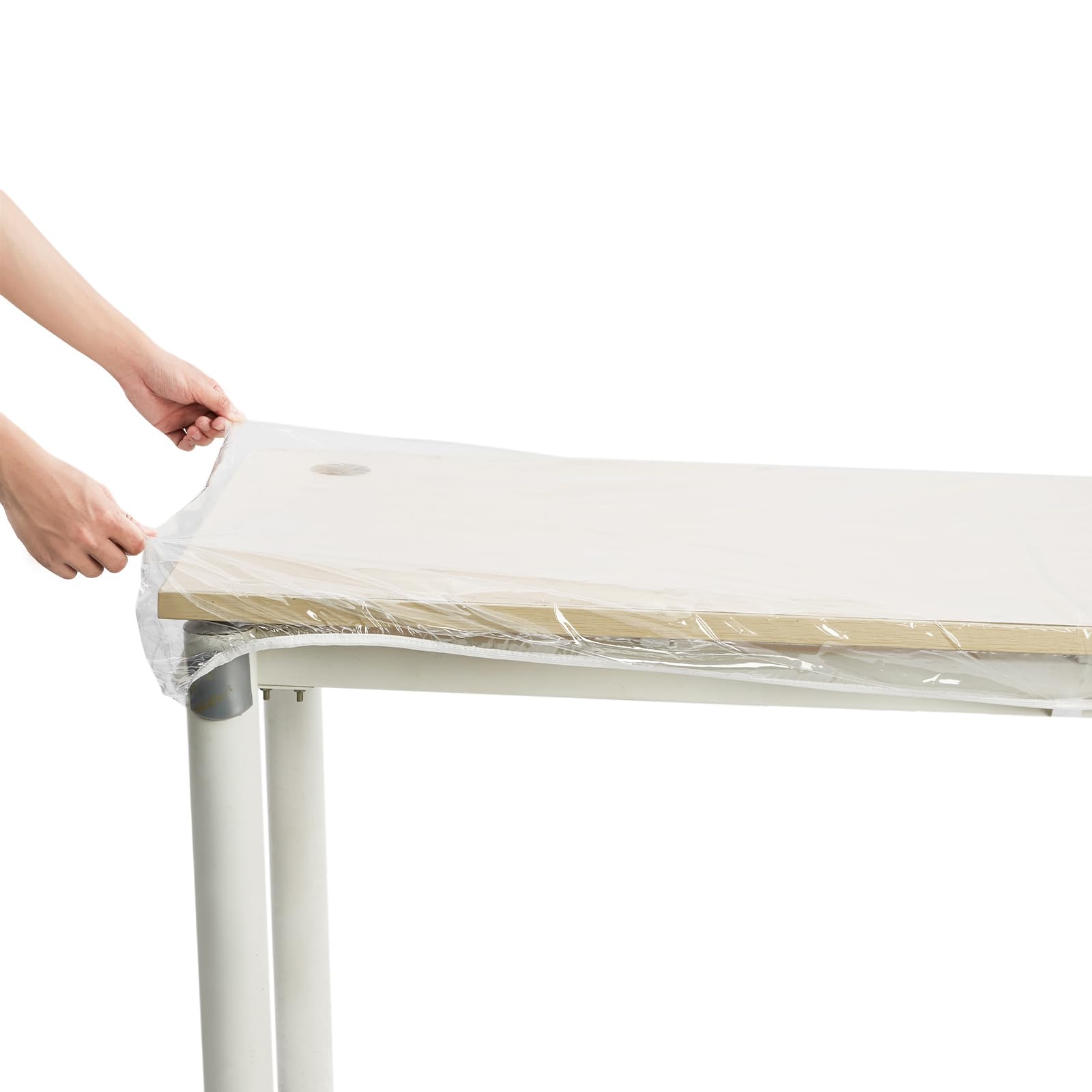 Amazon.com: Clear Rectangular Vinyl Fitted Tablecloth,Waterproof Clear ...