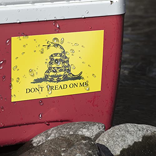 Snapklik.com : Dont Tread On Me Flag Vinyl - Car Decal - Large 4.5 X 6. ...