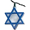 Amazon.com: Kurt Adler UL 10-Light Hanukkah Star of David Light Set ...