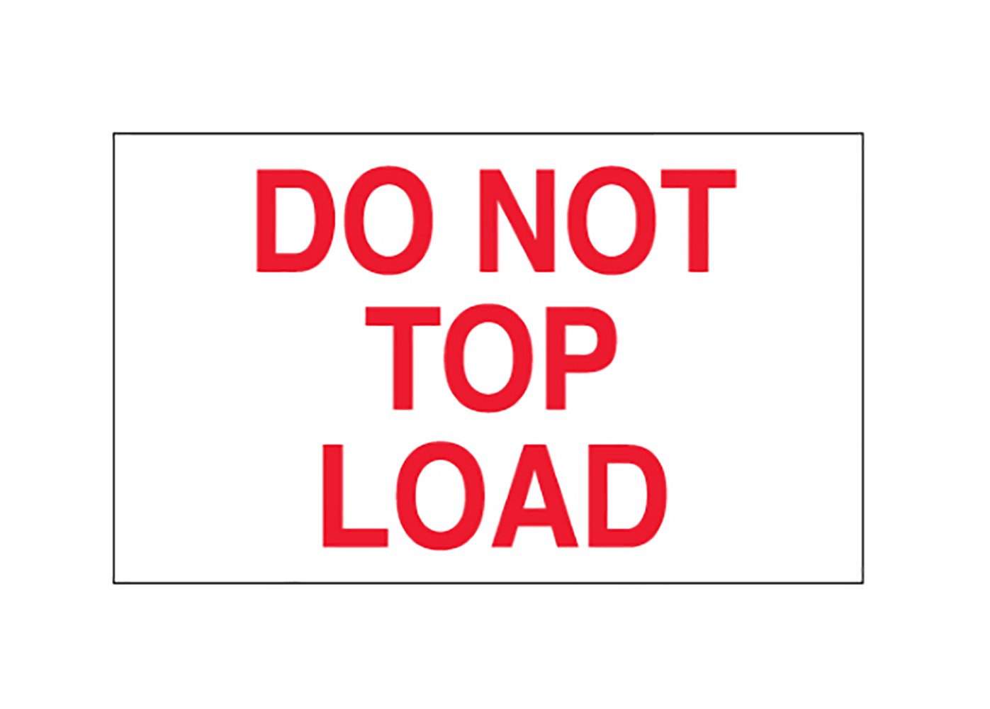 Amazon.com: RetailSource DL1220x1 3 x 5" -"Do Not Top Load" Labels, 3. ...