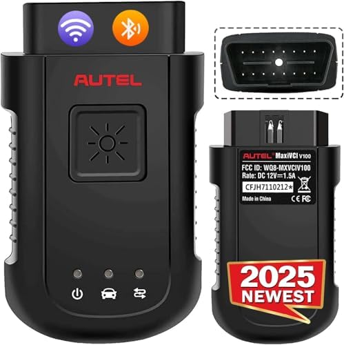Amazon.com: Autel MaxiVCI V100 Bluetooth Vehicle Communication ...