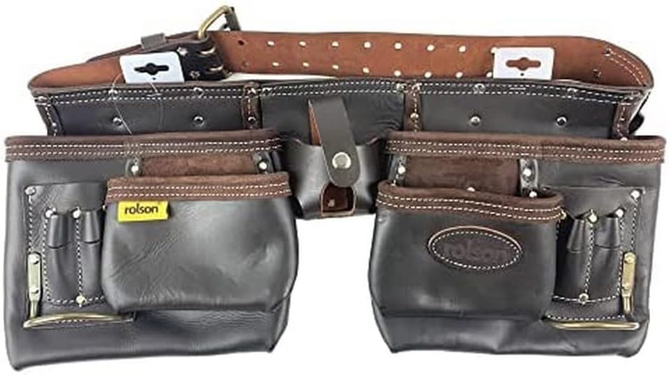 Rolson 68889 Oil Tanned Double Tool Pouch : Amazon.co.uk: DIY & Tools