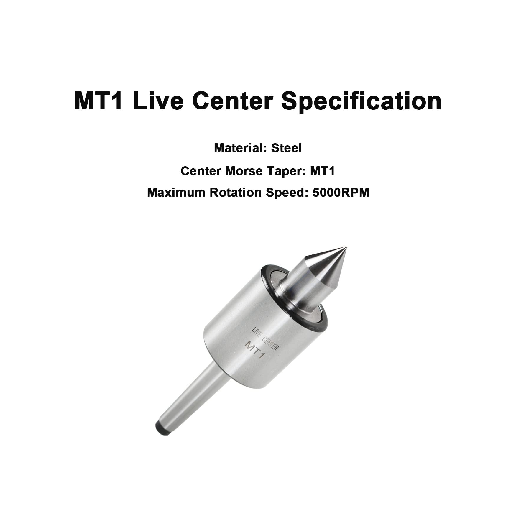 Snapklik.com : MT1 Live Center MT 1MT Triple Bearing Lathe Medium Duty ...