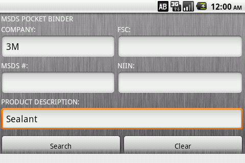 MSDS Pocket Binder - App on the Amazon Appstore