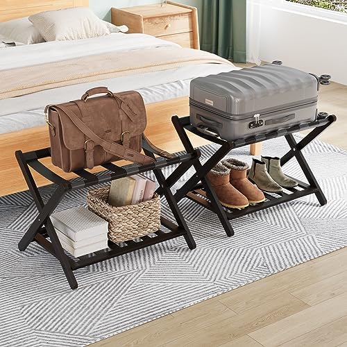 Amazon.com: Laicozyjia Luggage Rack, Suitcase Stand, Luggage Stand for ...