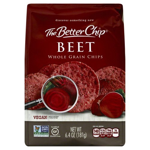 Amazon.com: The Better Chip Whole Grain Chip 6.4oz (Beet)