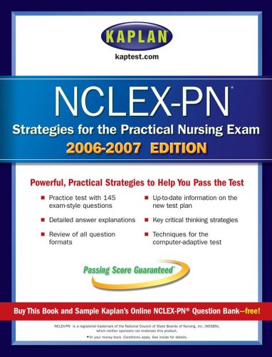 Kaplan NCLEX PN Strategies and Review (Kaplan NCLEX-PN Exam ...