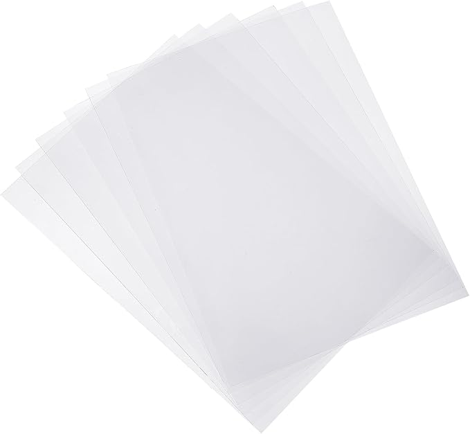 Amazon.com : PATIKIL 8 Mil Clear PVC Binding Covers, 10 Pcs Front View ...