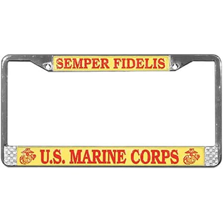 Amazon.com: Mitchell Proffitt US Marines Semper Fidelis License Plate ...