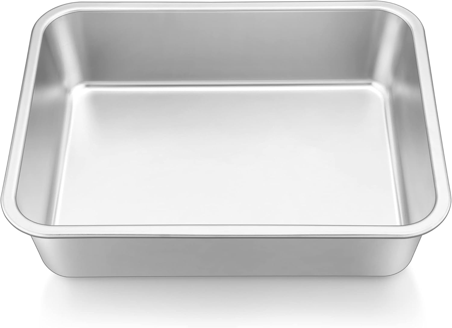 Joyfair Deep Baking Pan, Stainless Steel Cake Pan Mould, Rectangular ...