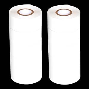 10 Rolls 30mm x 100m White Thermal Transfer Ribbon Resin for Coder ...