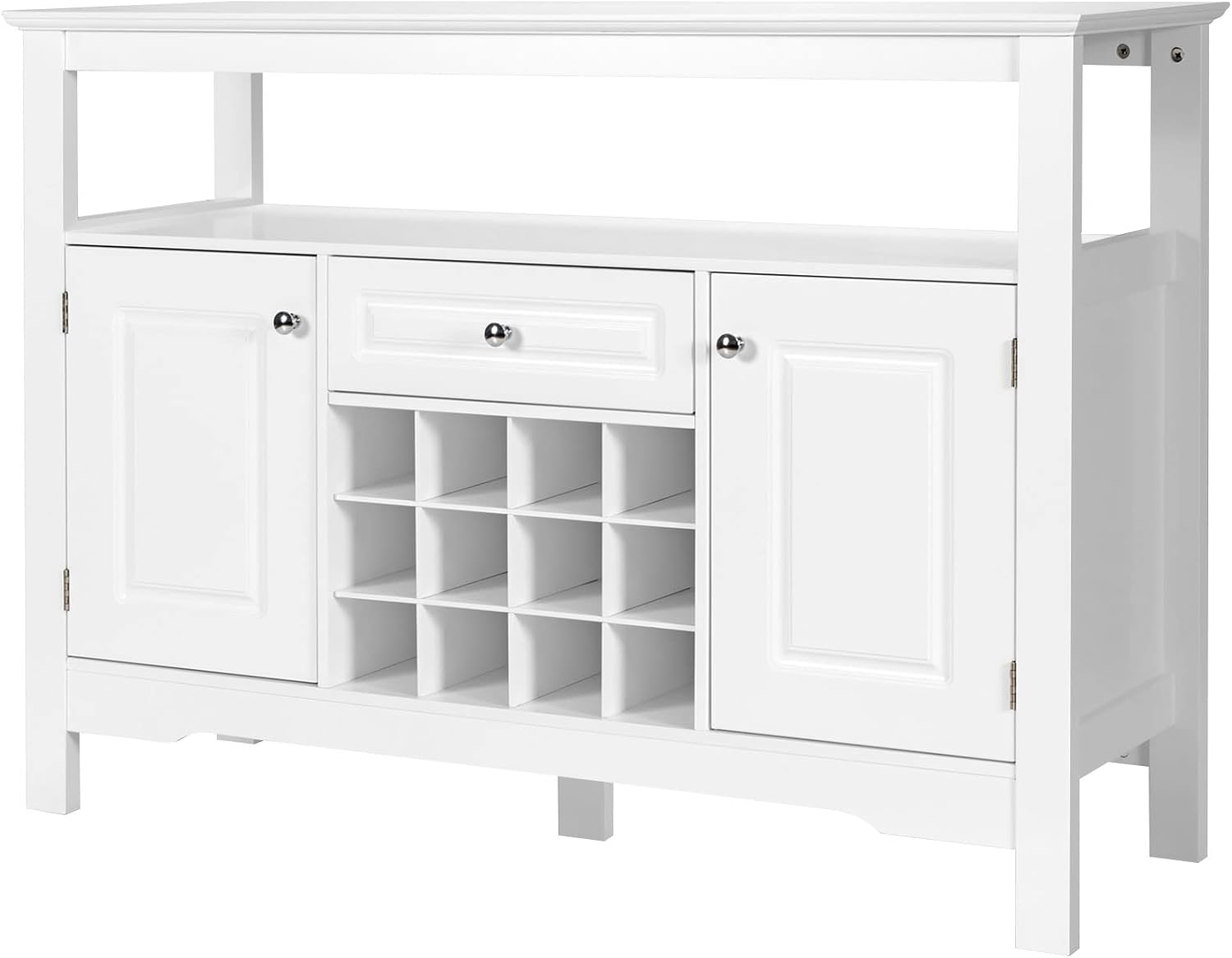 TANGZON Storage Sideboard, Kitchen Cabinet with Removable Wine Rack ...