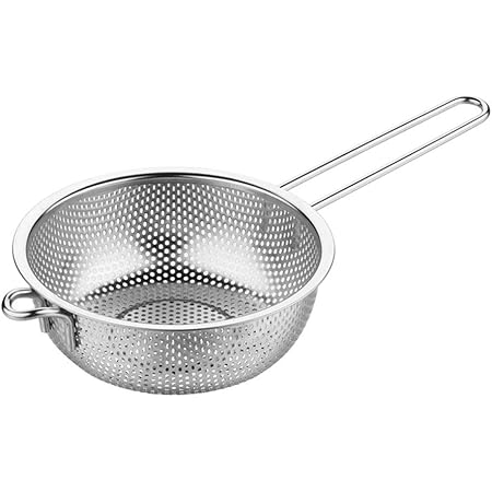 Amazon.com: Contiup Stainless Steel Perforated Metal Colander Strainer ...