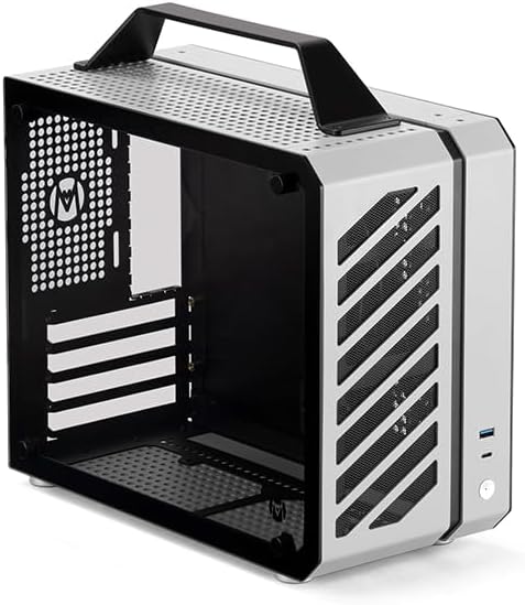 Amazon.com: Mechanic Master C26 Desktop Portable Mini MATX Case with ...
