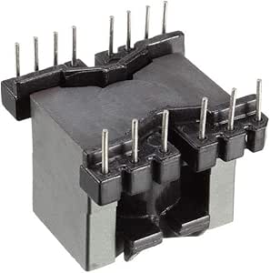 uxcell 5 Sets PQ20 6 with 8pin Transformer Bobbin PC40 Ferrite Core Vertical 10 Ferrite Halves ...