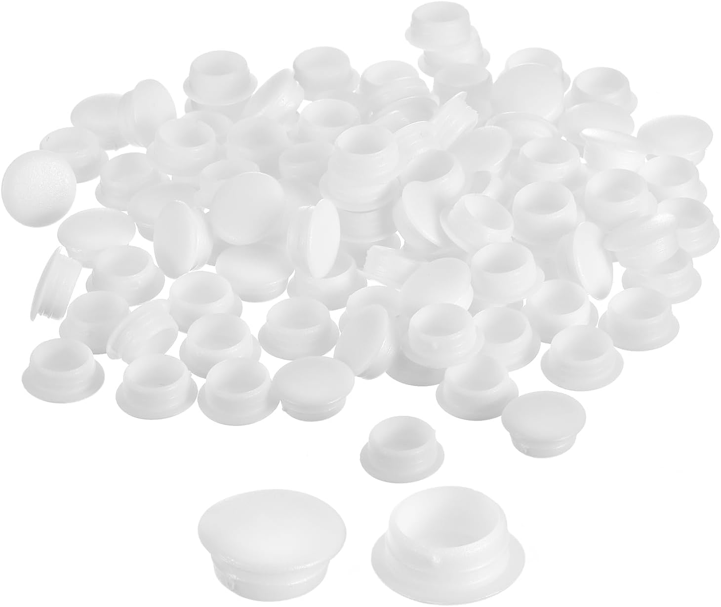 Amazon.com: uxcell 100Pcs Screw Hole Plugs, 12mm(15/32") Dia Plastic ...