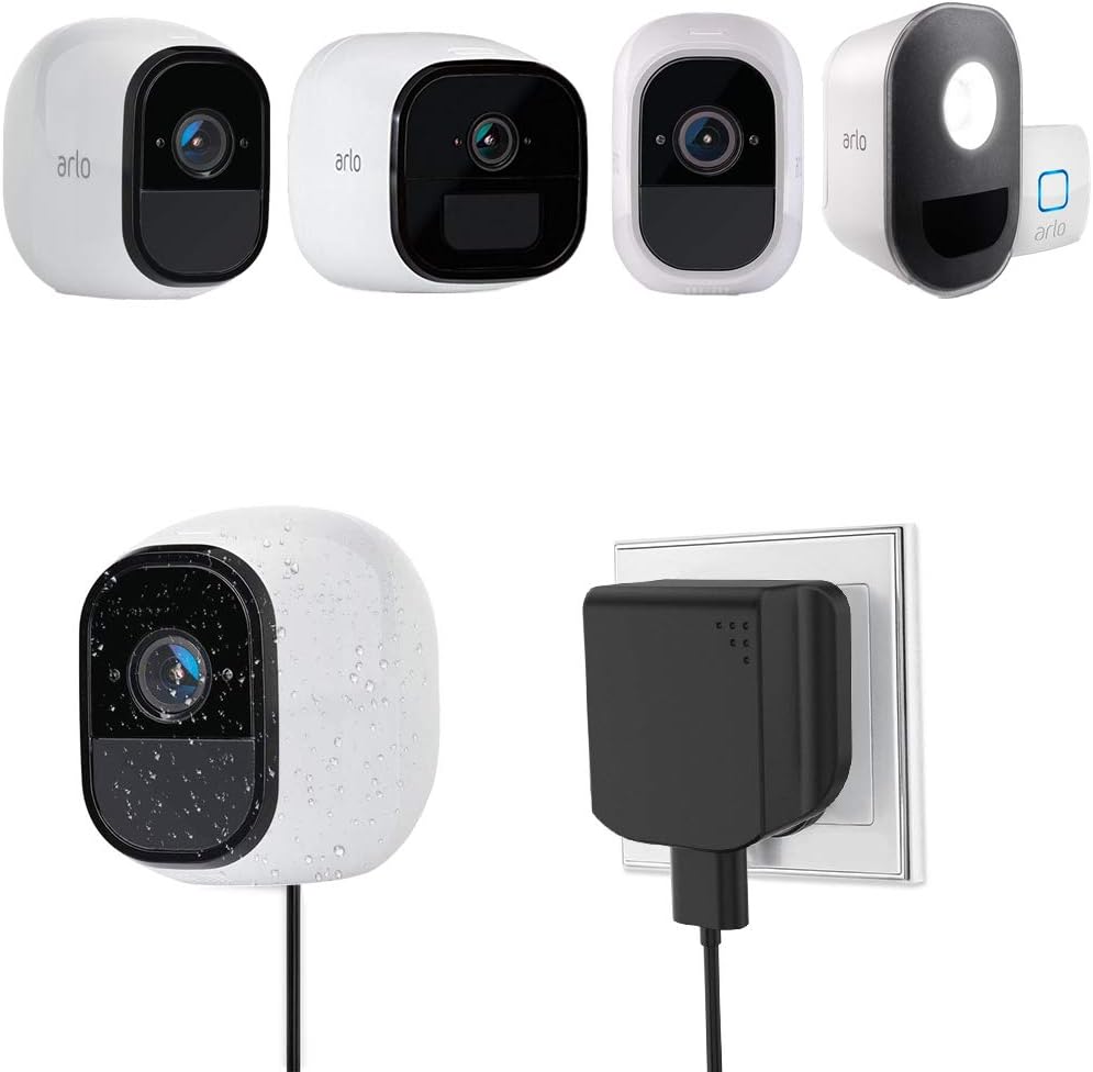 Amazon.com: Arlo Pro 2 Outdoor Power Adapter and Charging Cable ...