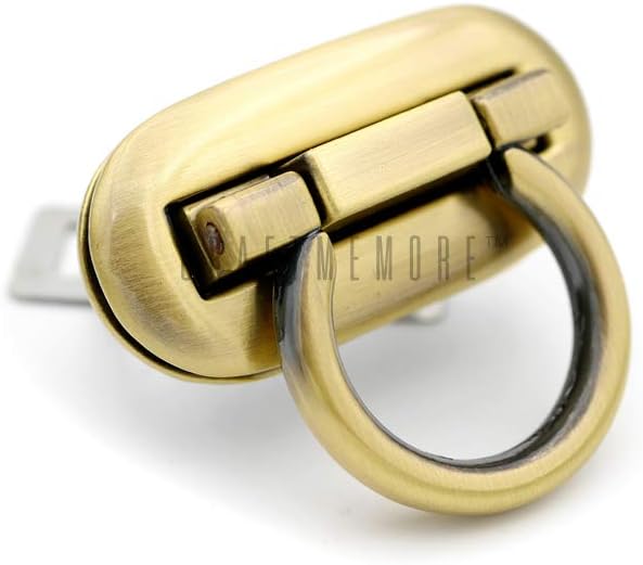 Amazon.com: CRAFTMEMORE 2 Pack Metal Turn Lock Oval Craft Case Clasp ...