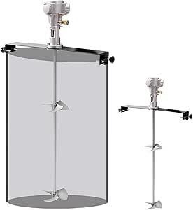 55 Gallon Pneumatic Paint Mixer 1/2HP Tank Barrel Air Agitator Paint ...