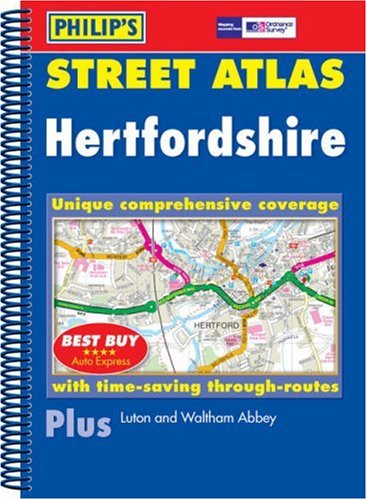 Buy Philip's Street Atlas Hertfordshire Book Online at Low Prices in ...