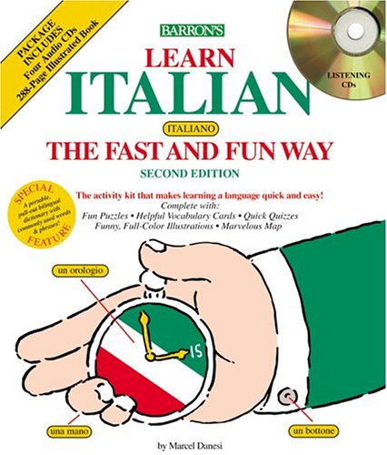 Amazon.com: Barron's Learn Italian the Fast and Fun Way: Bilingual ...