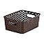 Curver My Style Small Rectangular Storage Basket, Vintage White, 4 ...