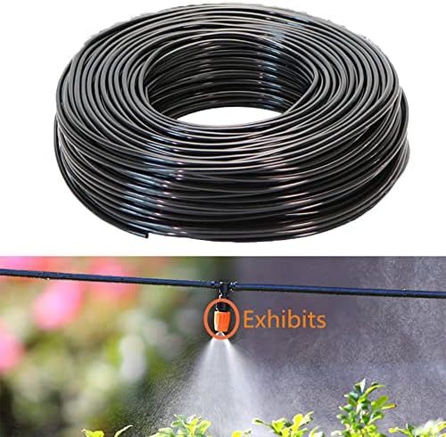 Micro Irrigation Water Pipe Tube – 50m Black Micro Tube 4mm / 6mm ...