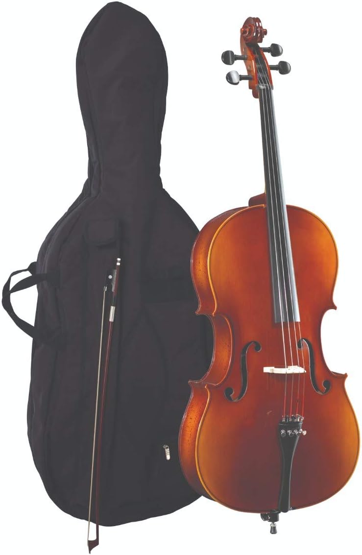 Amazon.com: Becker 3000D Cello Outfit 3/4, Polished Gold Brown ...